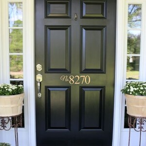 Custom House or Mailbox Number Decal, Custom Street Number Decal, Door ...