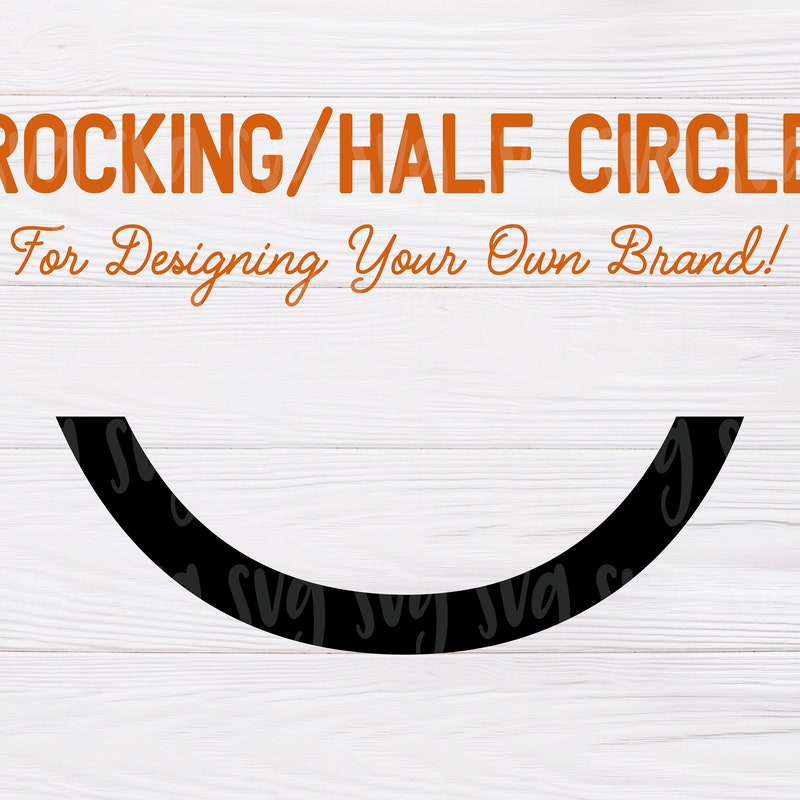 Half Circle Svg - Etsy