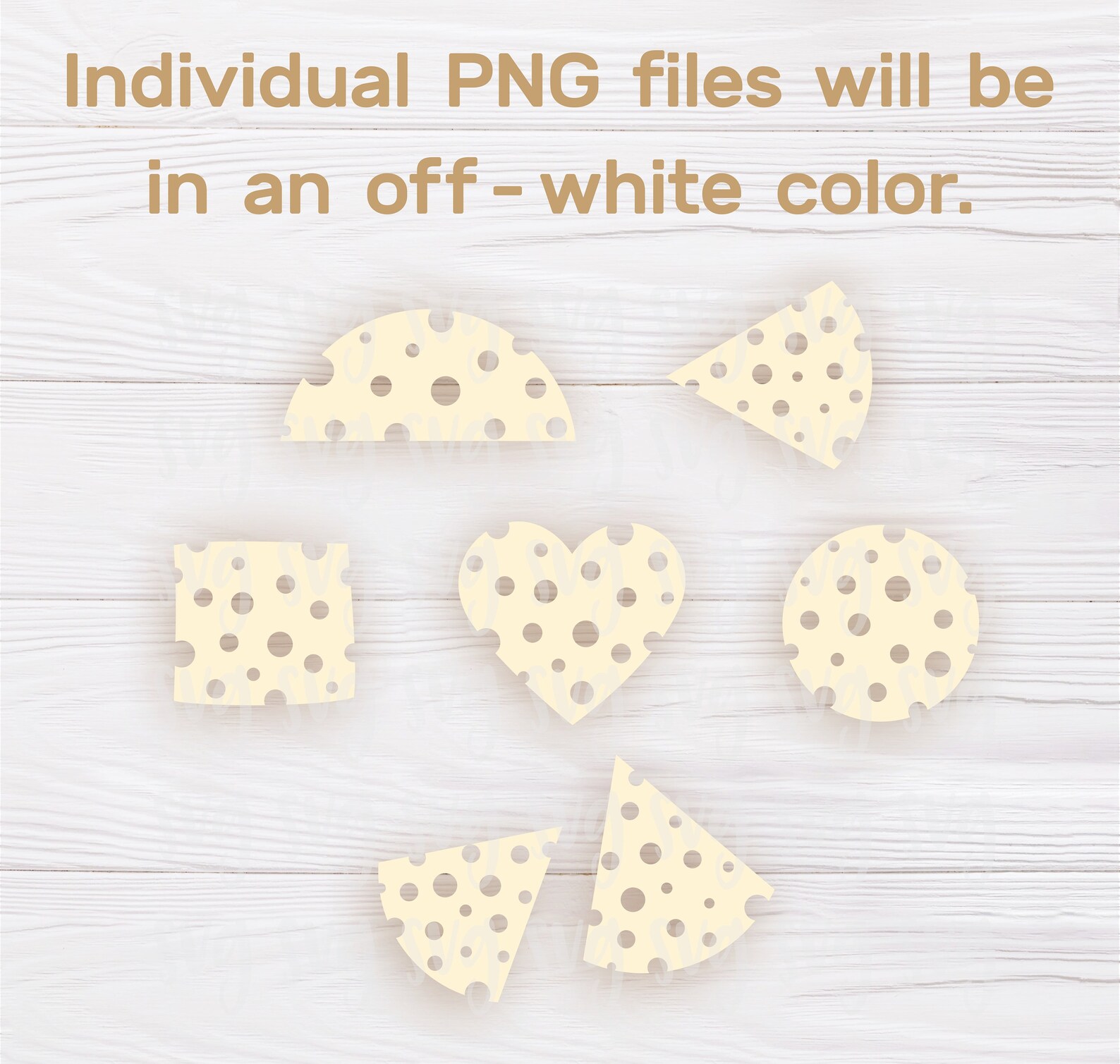 SVG PDF EPS & Png Cheese Files Swiss Cheese Craft Files - Etsy