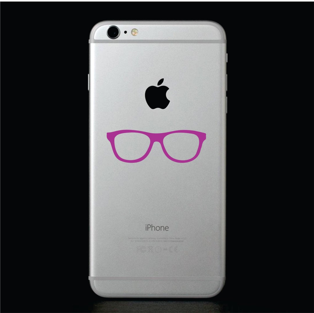 Glasses Decal, Geeky Glasses Decal, Glasses Sticker, Geeky Phone Decal ...