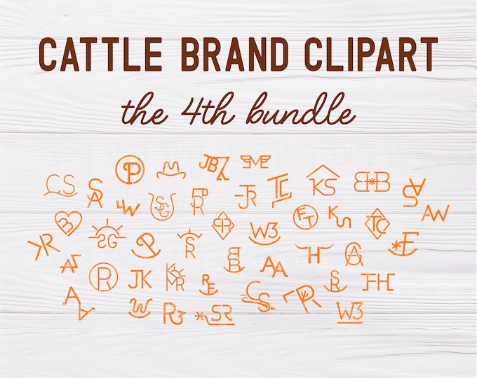 Western Brand Cattle Tag Digital Design sublimation Instant Download - Etsy