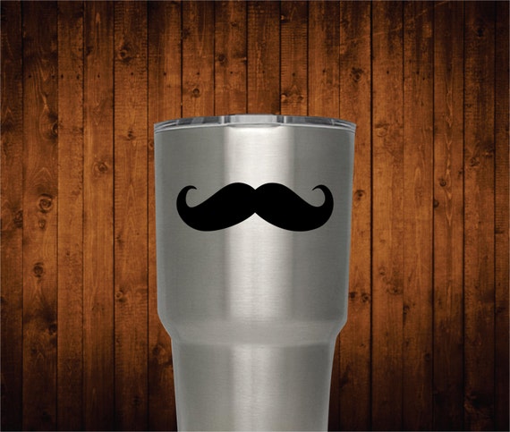 Mustache Decal Mustache Sticker Mustaches Stickers Decals | Etsy