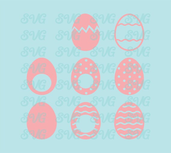 SVG File Easter Svg Easter Eggs Svg Easter Egg Svg File | Etsy