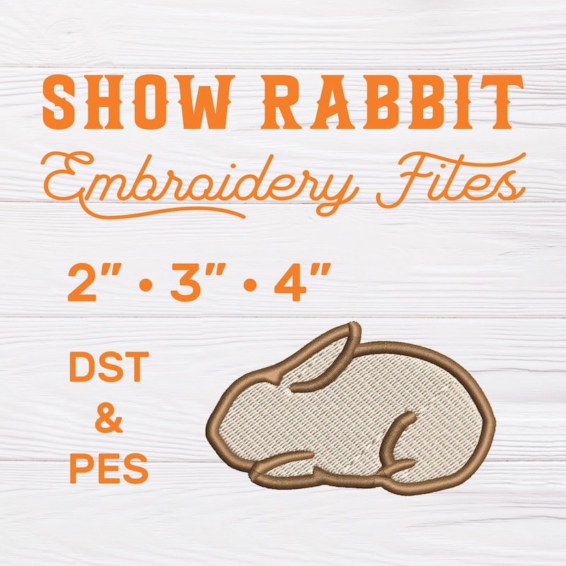 Rabbit Embroidery - Etsy