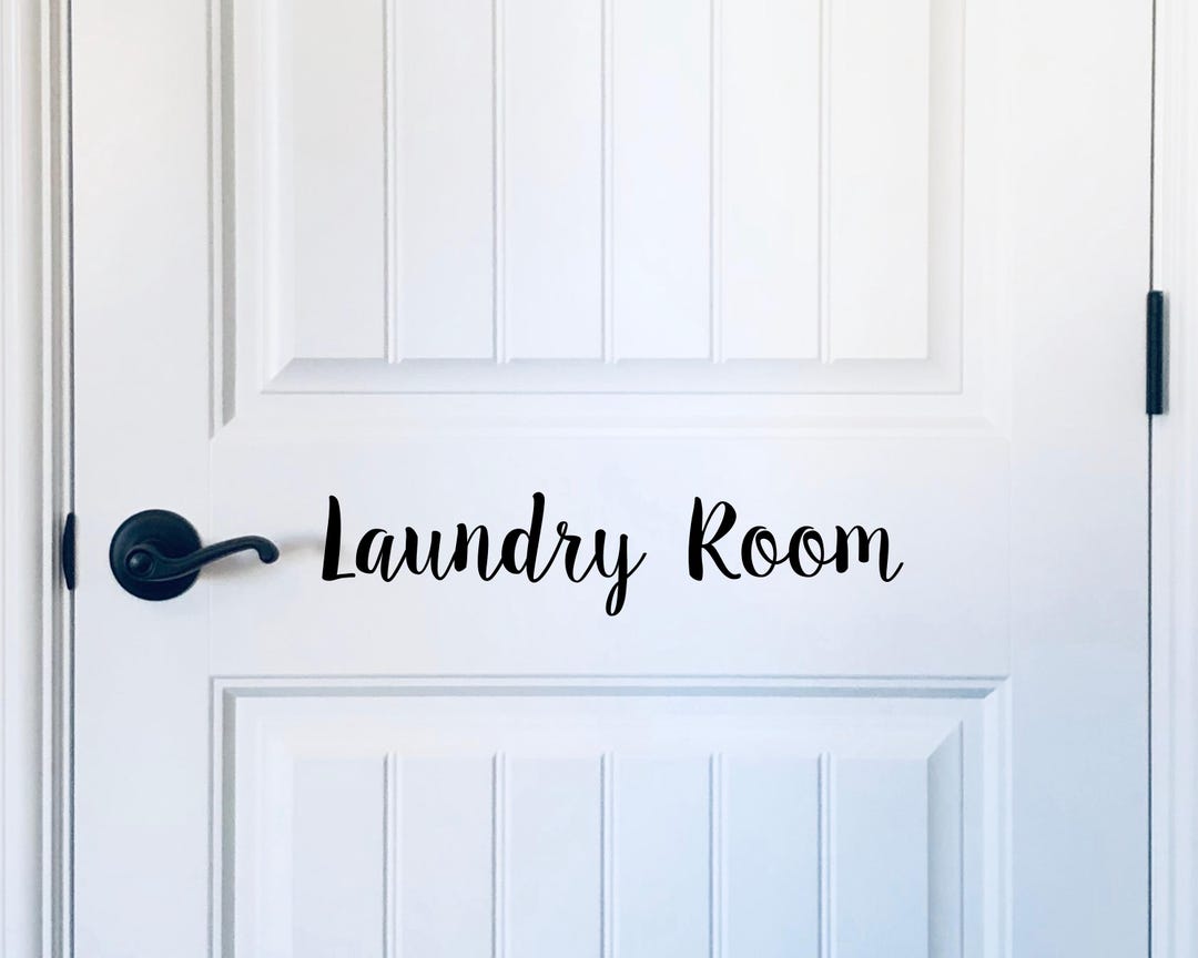 Laundry Room Door Decal, Laundry Room Decal, Cute Laundry Room Decals ...