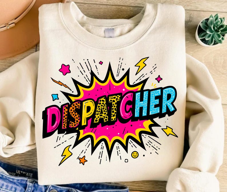 911 Dispatcher PNG Bundle | Retro Graphics | First Responder ...