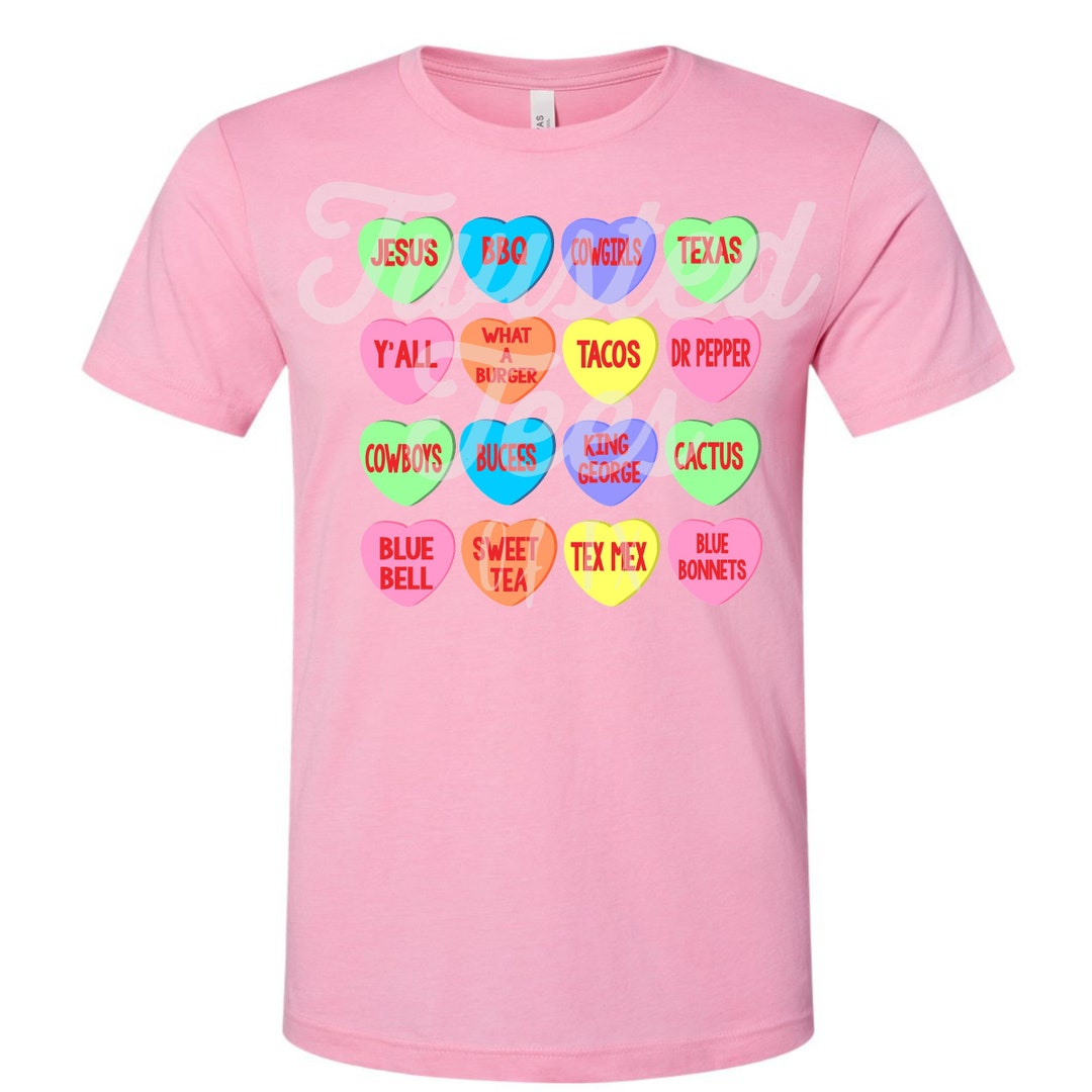 Texas Conversation Hearts - Etsy