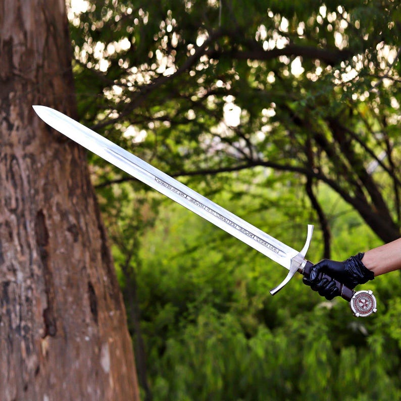 Accolade Knights Templar Monogram Replica Sword Medieval Crusader ...