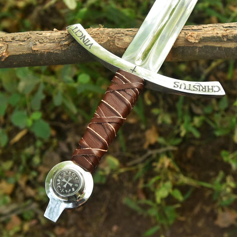 Accolade Knights Templar Monogram Replica Sword Medieval Crusader ...