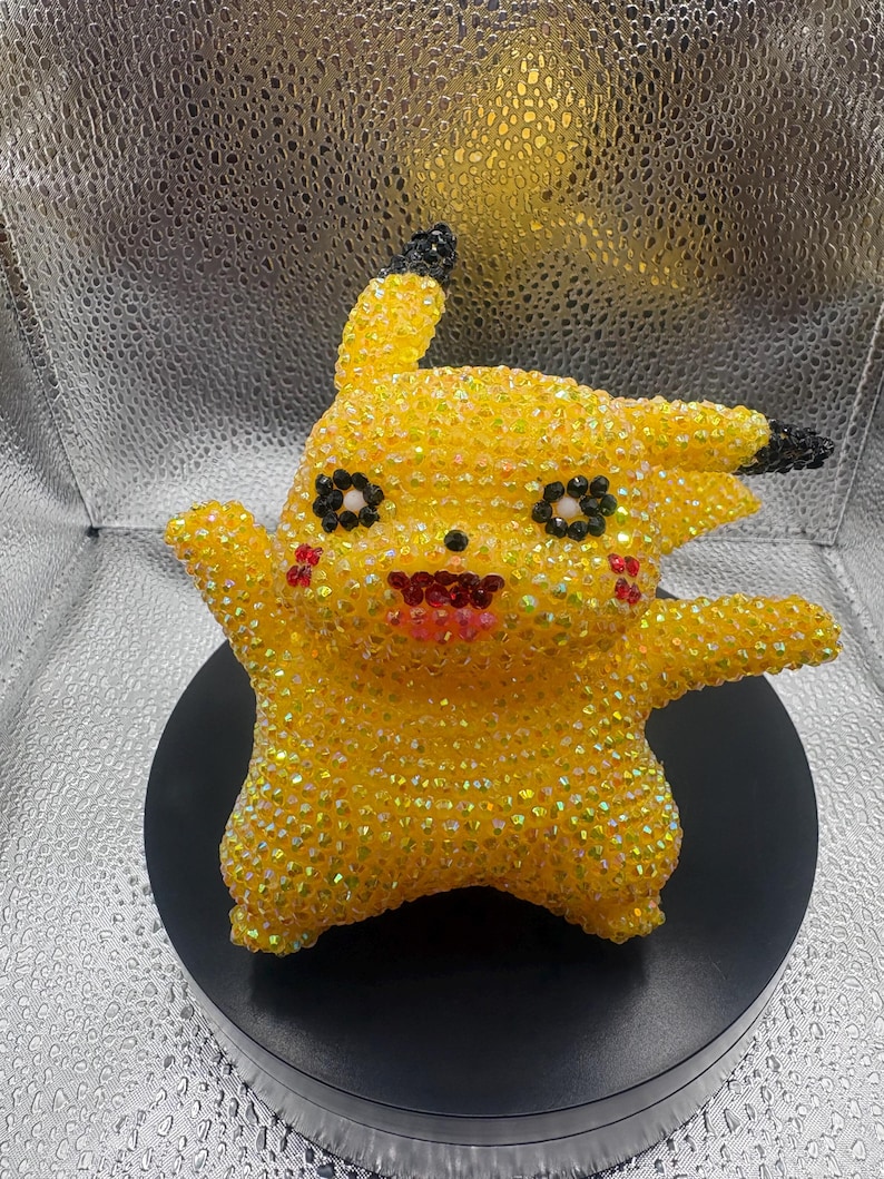Pokemon - Pikachu- Rhinestone Bedazzled - Etsy