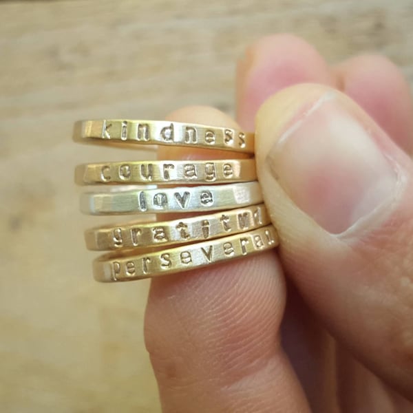Quote Rings - Etsy