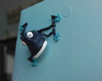Polymer clay frog | Etsy