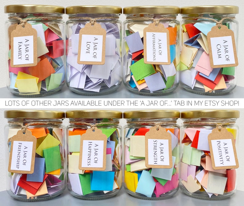 A Jar of Strength / 50 Positive Encouraging Strength Quotes / - Etsy