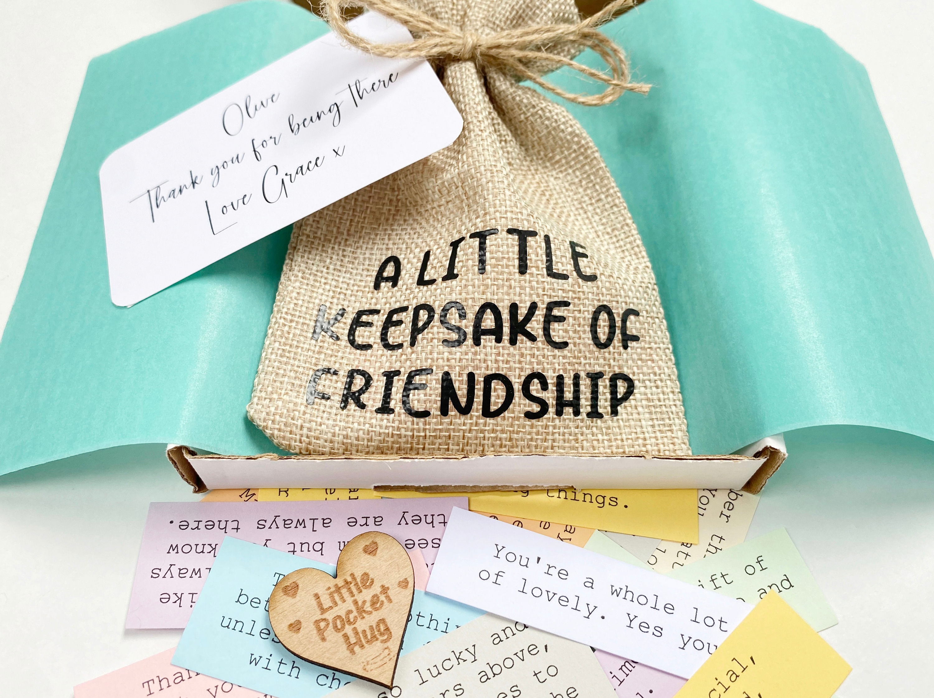 A Keepsake Bag of Friendship Quotes / 31 Quotes / Post Send - Etsy UK