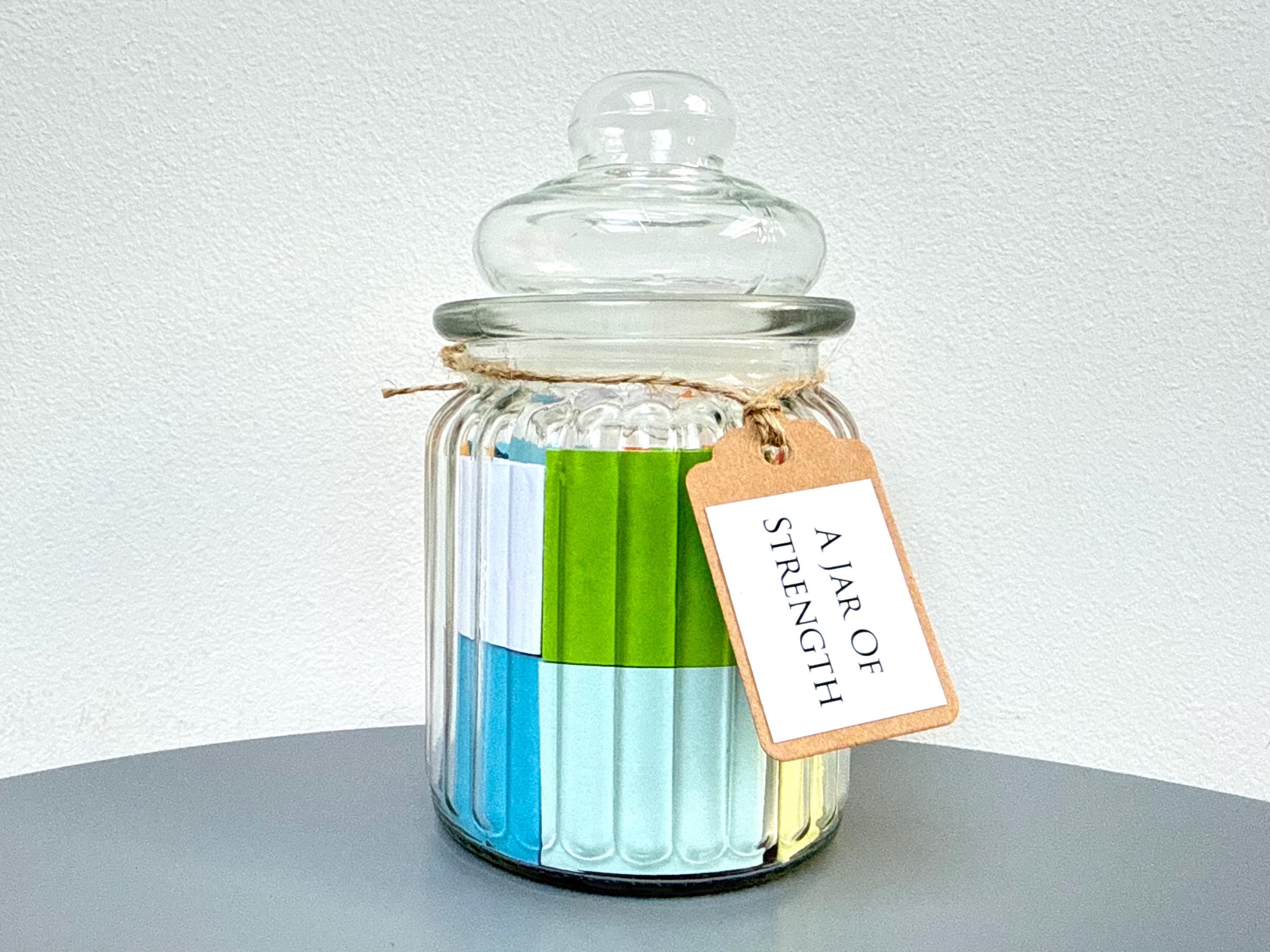 A Jar of Strength / 50 Positive Encouraging Strength Quotes / Wellness ...