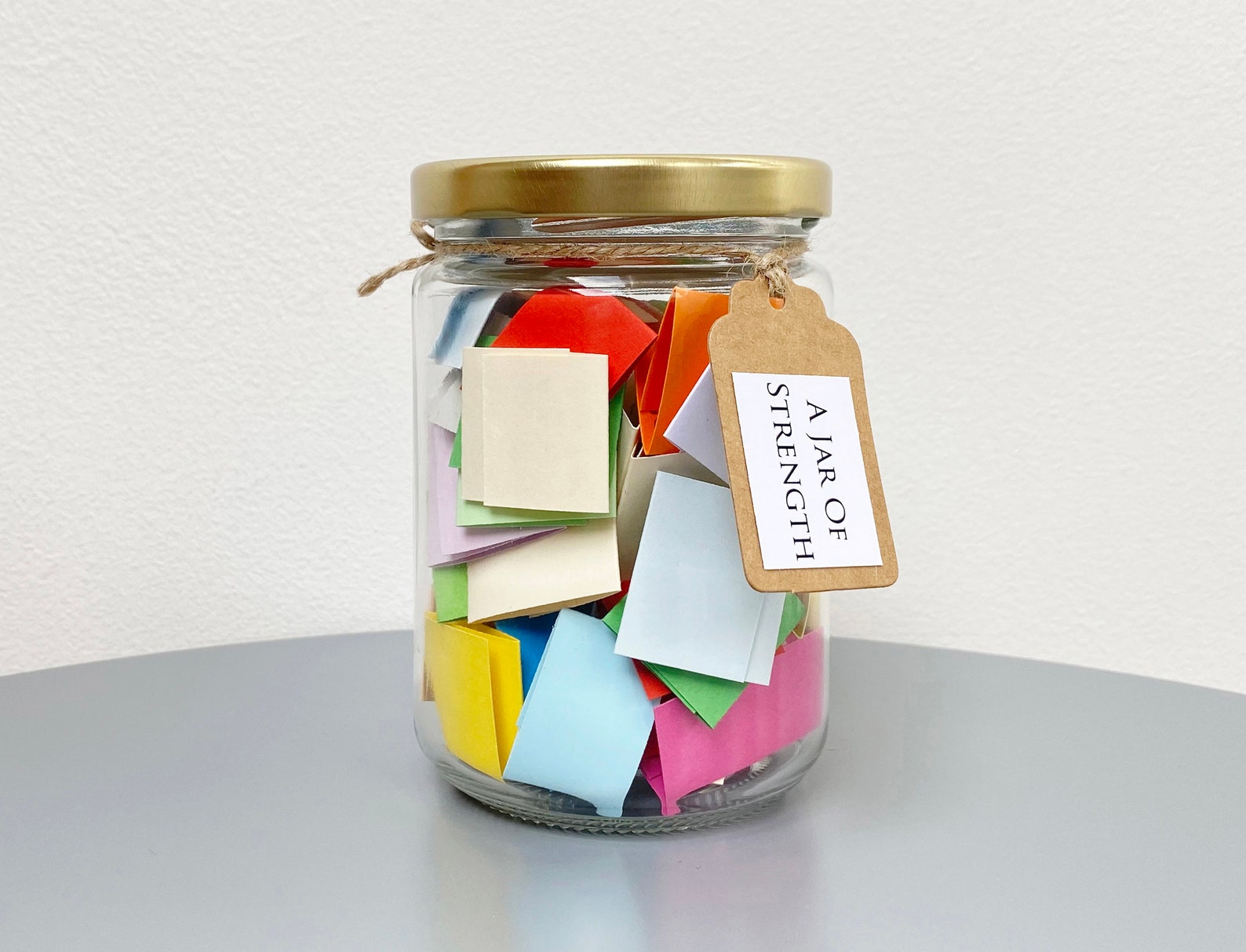 A Jar of Strength / 50 Positive Encouraging Strength Quotes / | Etsy