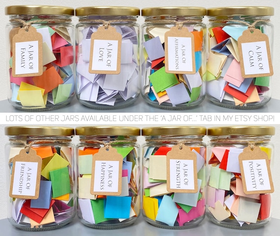 Positivity Jar Quotes D.I.Y Gifts For Them : Inspirational Quote Jars
