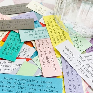 A Jar of Strength / 50 Positive Encouraging Strength Quotes / Post Send ...