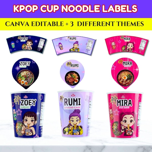 Kpop Labels Printable - Etsy UK