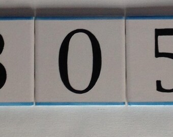 Tile house numbers | Etsy