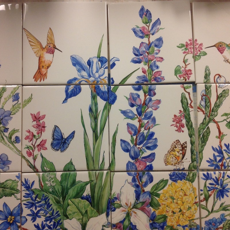 Tile Mural - Etsy