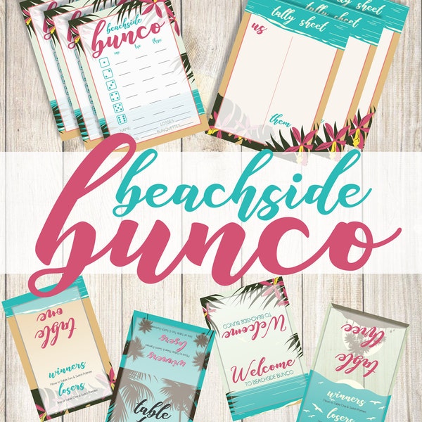 Bunco Printables - Etsy