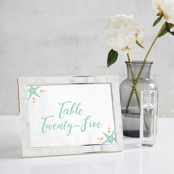 Beach Table Numbers - Etsy