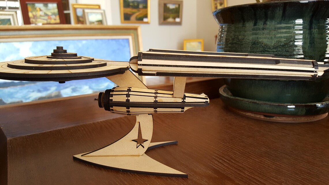 Space Ship Laser Cut Template - Ai, Cdr, Dxf, Pdf, Svg - Etsy