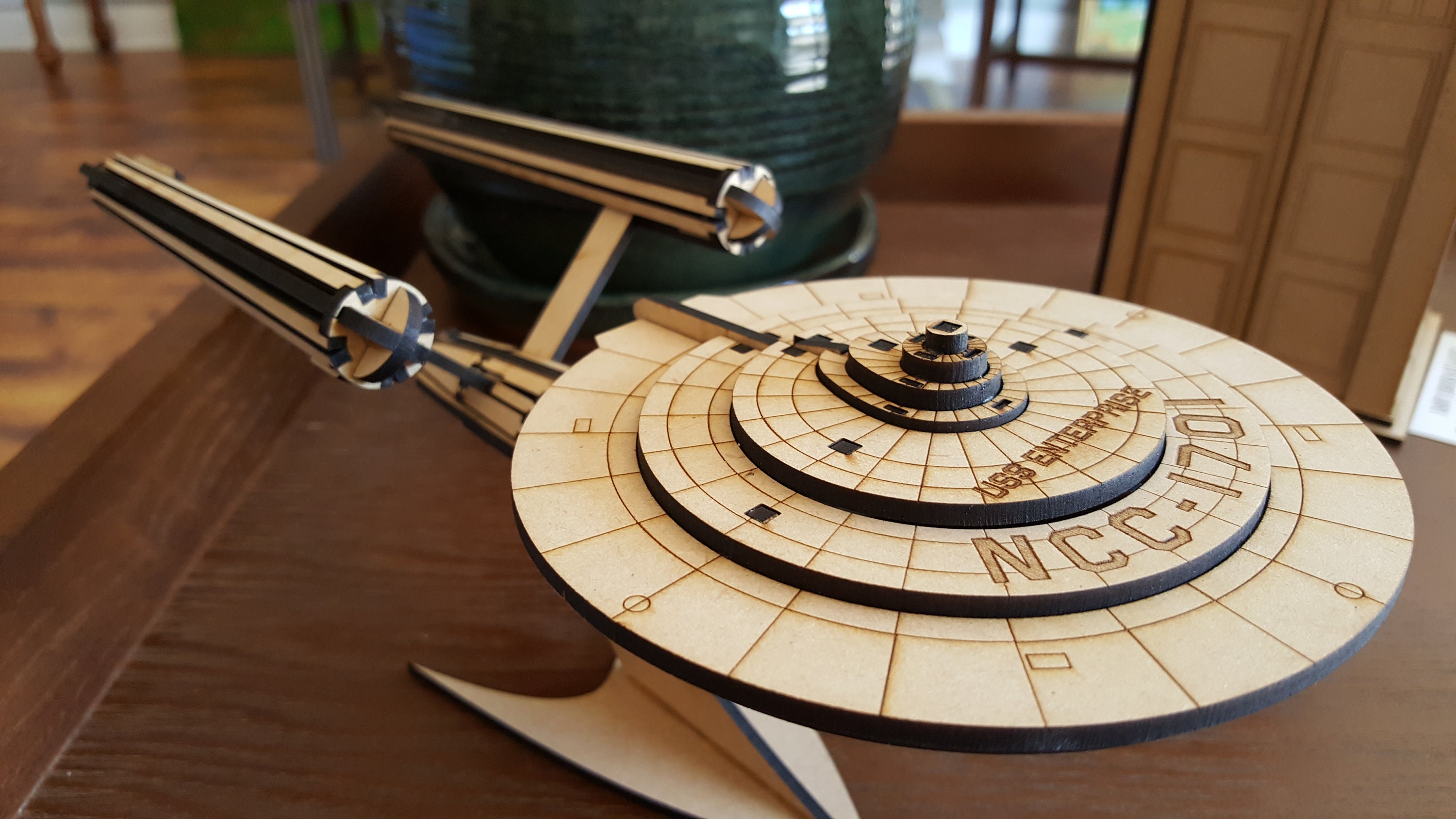 Star Trek USS Enterprise Laser Cut Template Ai Cdr Dxf - Etsy Canada