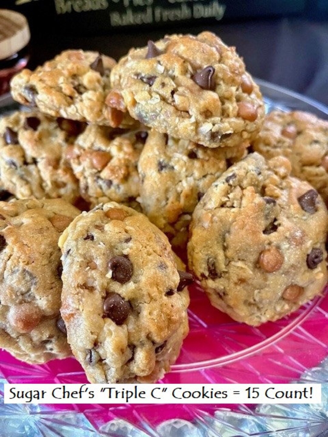 15 Count Exclusive Sugar Chef's triple C Cookies AKA Chocolate/coconut ...