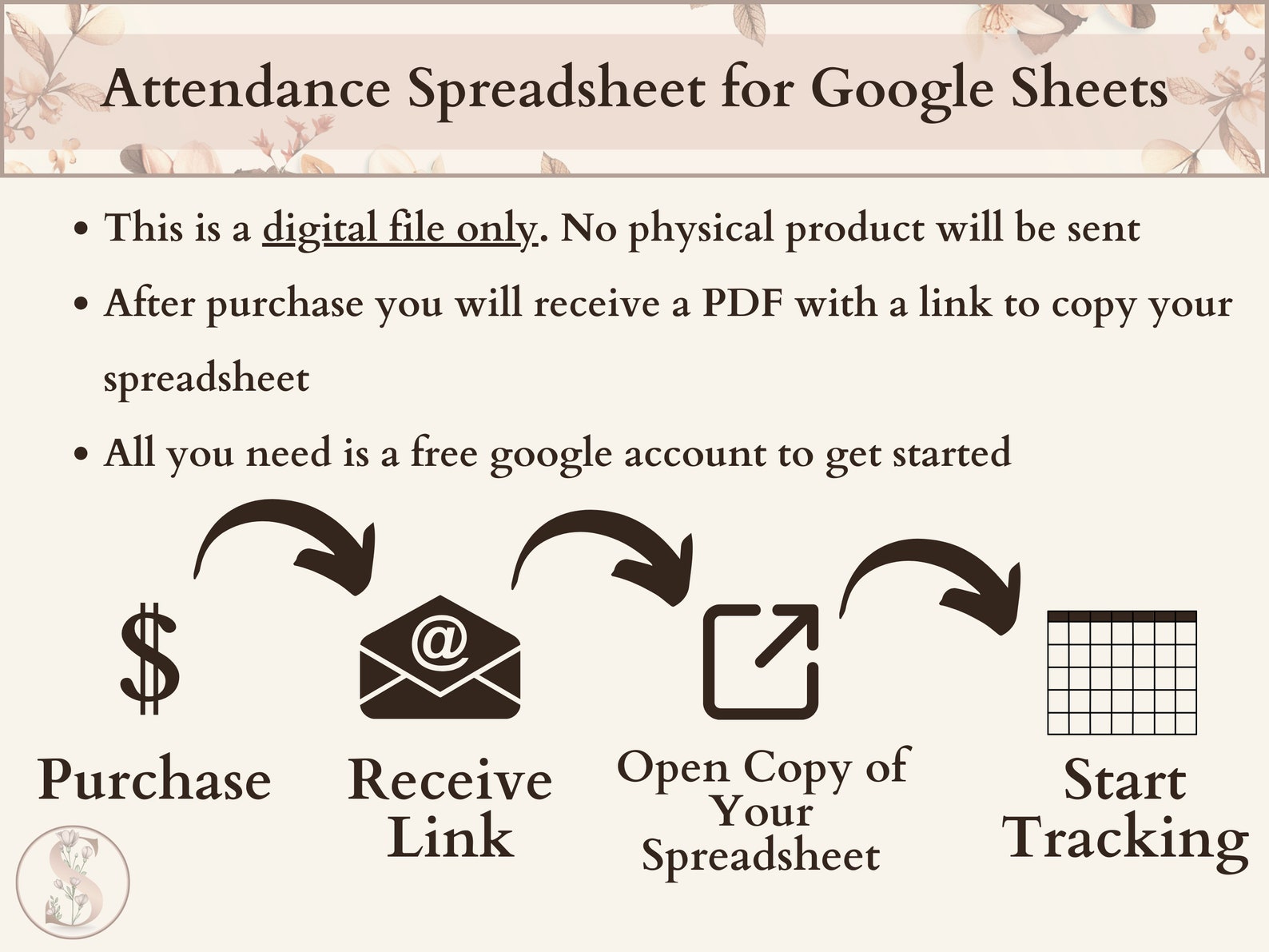 Student Attendance Tracker Spreadsheet | Google Sheets Compatible ...