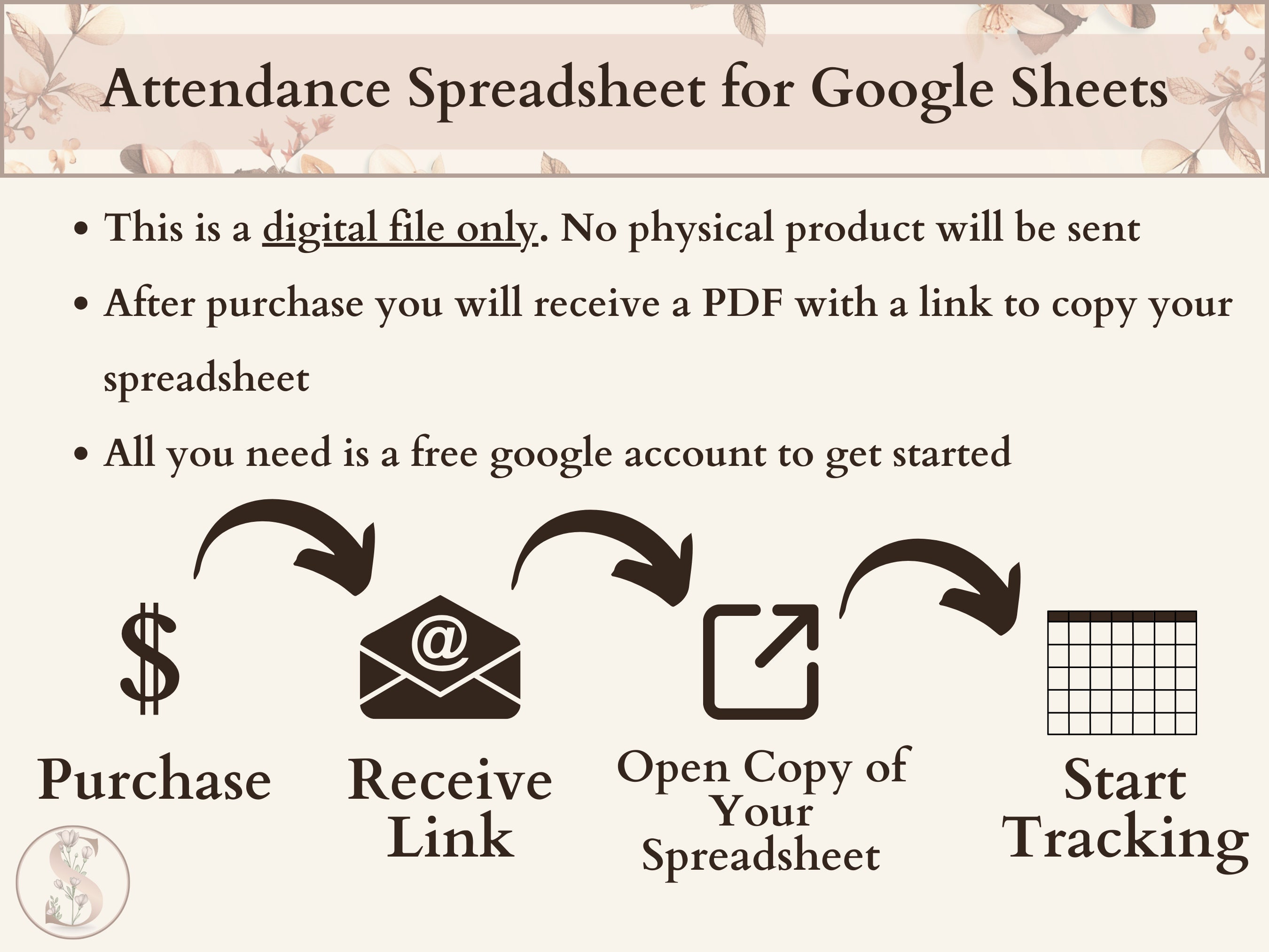 Student Attendance Tracker Spreadsheet | Google Sheets Compatible ...