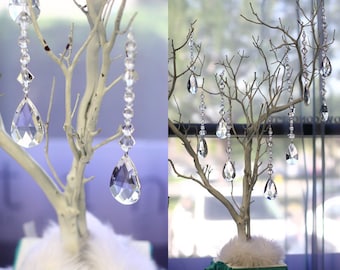 Hanging crystals | Etsy