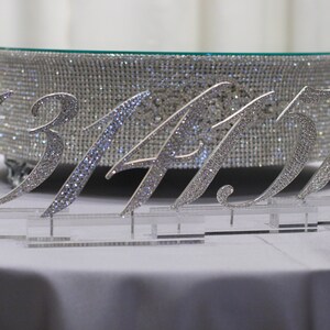 1-30 Rhinestone Table Numbers for Wedding, Birthday, or Any Special ...