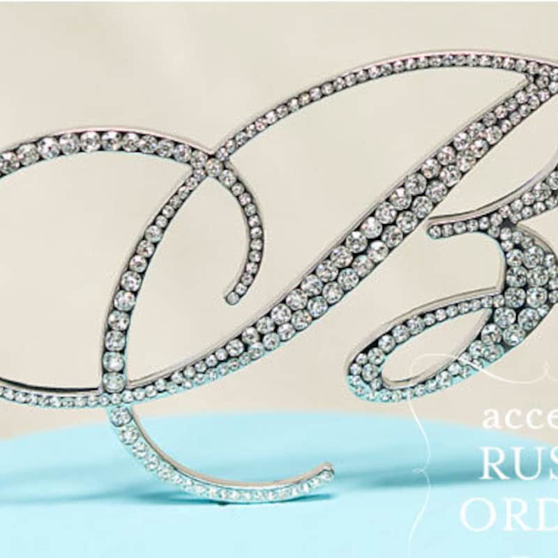 Crystal Cake Topper - Etsy