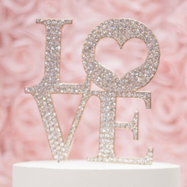 Love Cake Topper - Etsy