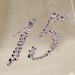 Clear Plexiglass Table Numbers With Clear Swarovski Rhinestone ...