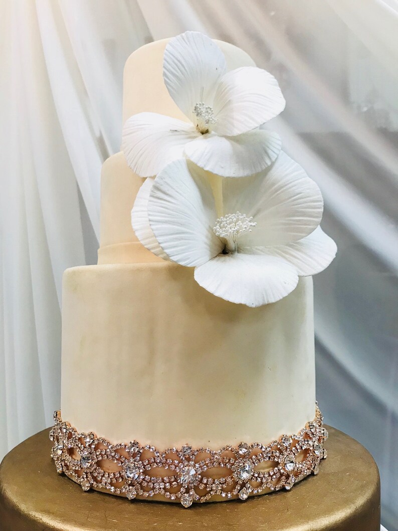 Sparkle ROSE GOLD or Silver Rhinestone Embellishment Chain/ - Etsy
