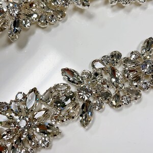 1 Yard Sparkle GOLD/SILVER Rhinestone Embellishment Chain/ Wedding Cake ...