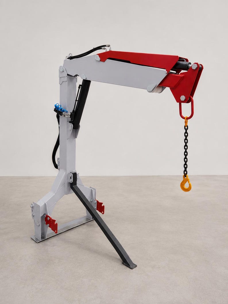 3-point Hitch Tractor Crane CAD Files, Heavy Duty Boom Lift Plans (pdf ...