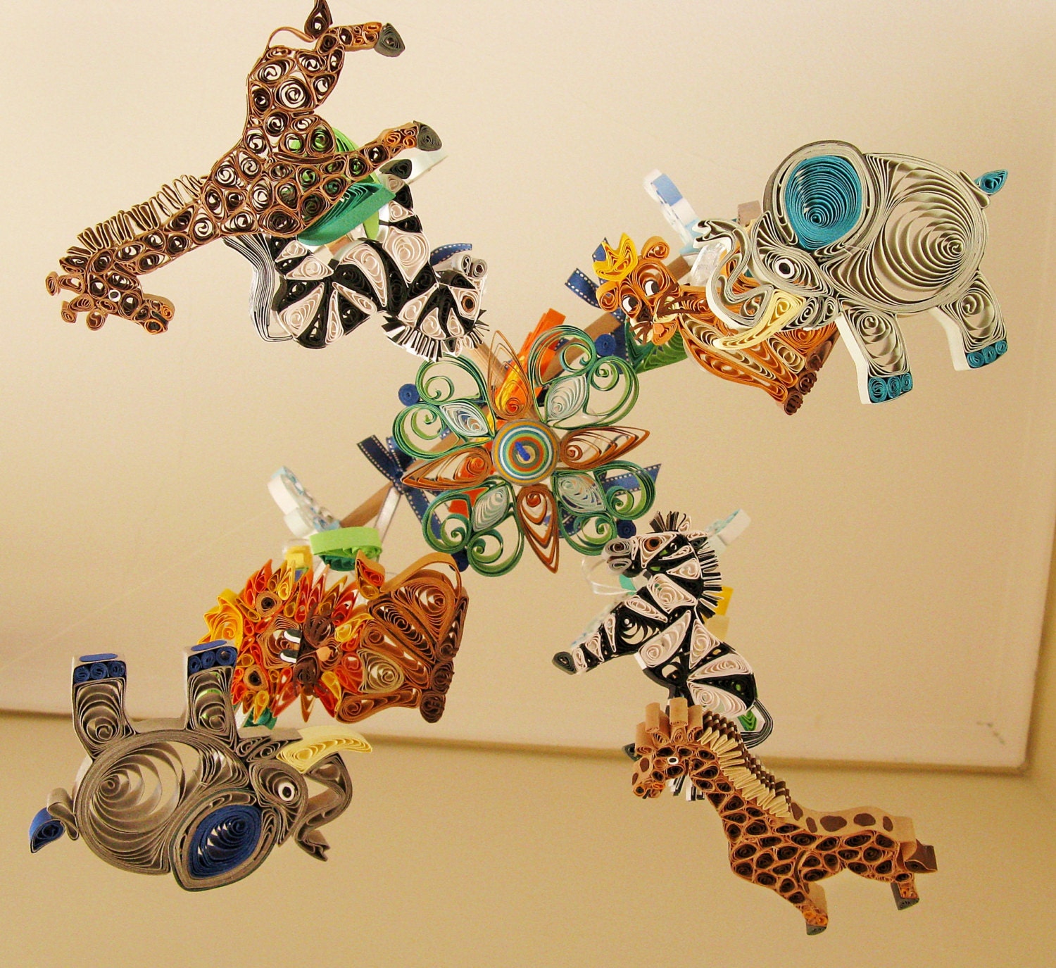 Boy Nursery Mobile Parrot Mobile Jungle Nursery Mobile Wildlife Mobile ...