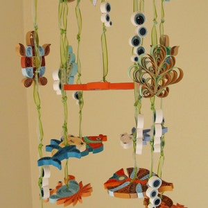 Shark Mobile – Baby Nursery Mobile - Nautical Mobile - Fish Mobile ...