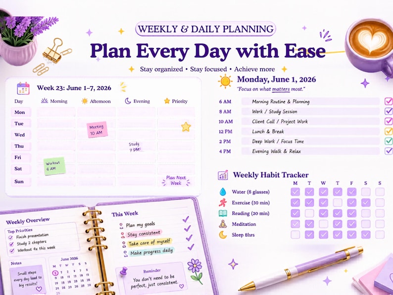 Digital Planner for Android Tablets 2026 | Samsung Notes Planner ...