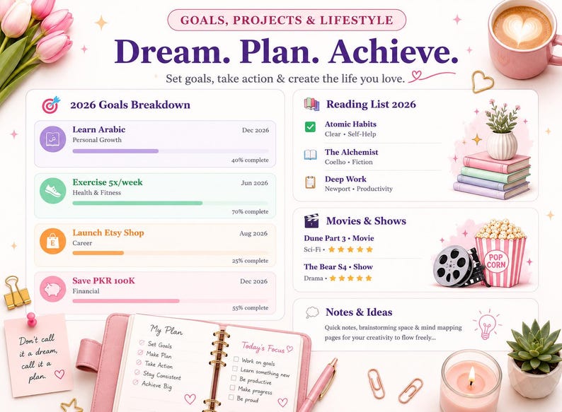 Digital Planner for Android Tablets 2026 | Samsung Notes Planner ...