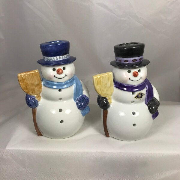 Snowman Tea Light - Etsy