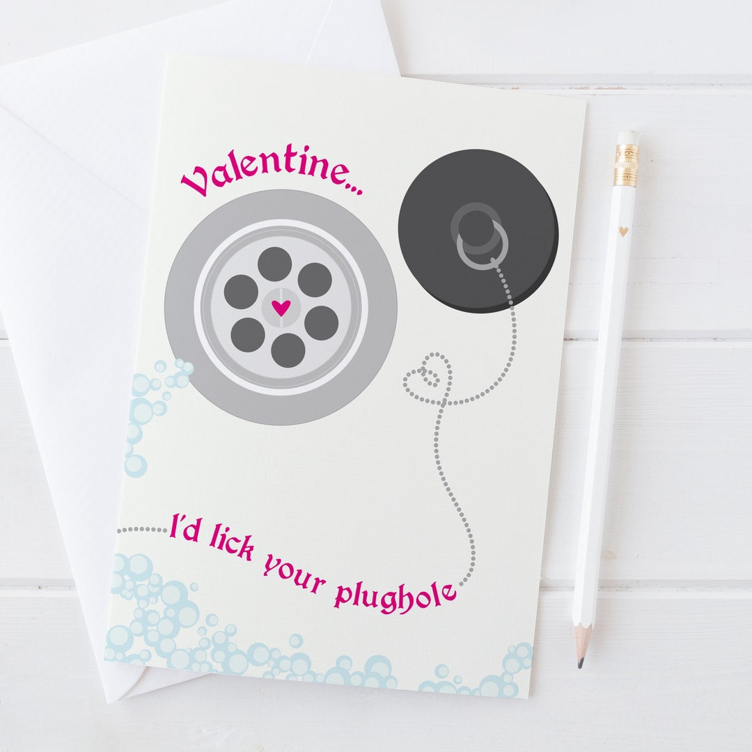 Rude Saltburn Bathroom Themed Valentines Card Naughty Love Card Oliver ...