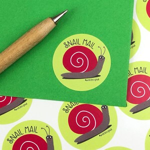 35 Cute Snail Mail stickers / Happy Mail Envelope stickers / | Etsy