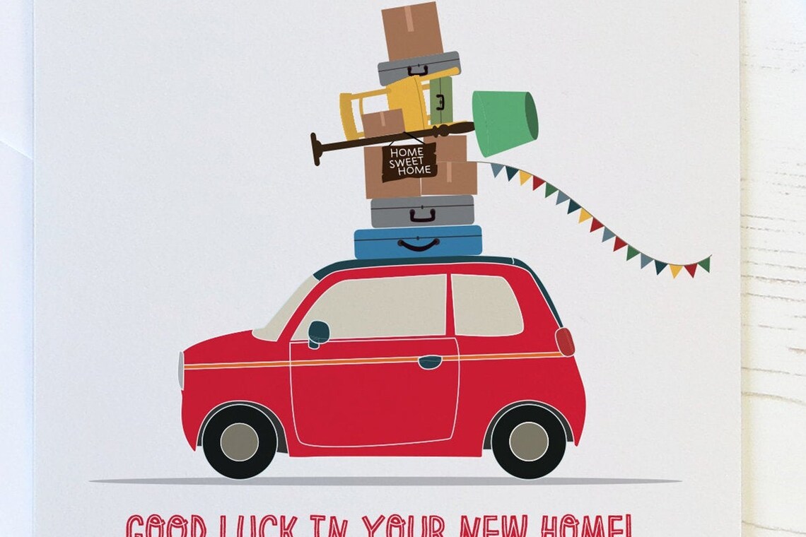 Funny 'good Luck in Your New Home' Card | Etsy