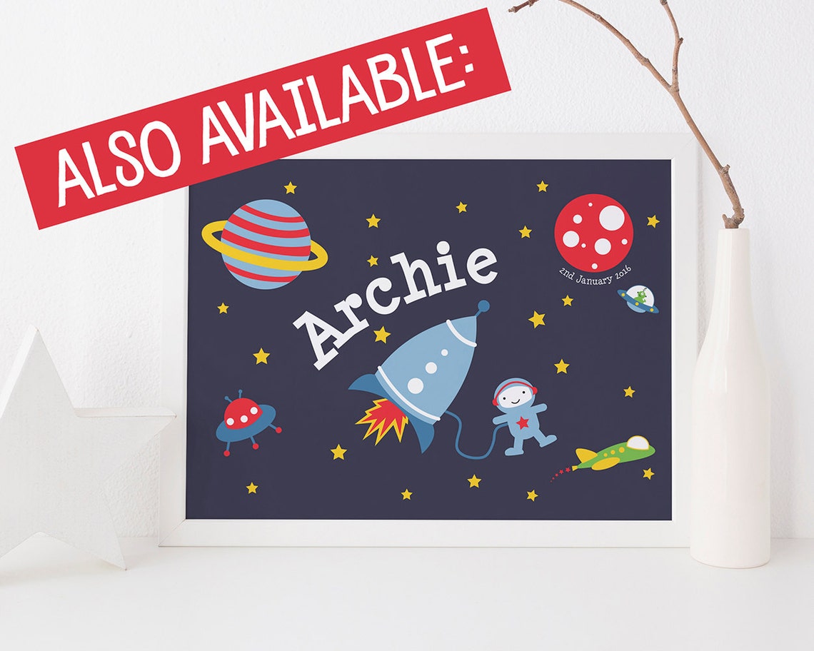 Space Explorer Birthday Card for Boys or Girls | Etsy