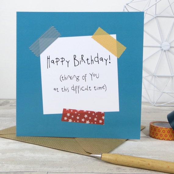 Funny Birthday Card: 'happy Birthday thinking of You at - Etsy